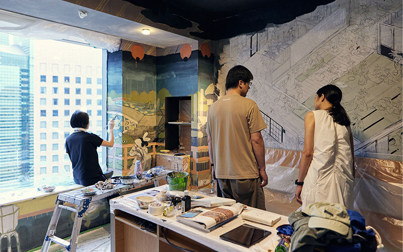 Artist in Hotel [Open Studio Event] | Park Hotel Tokyo | Official Website